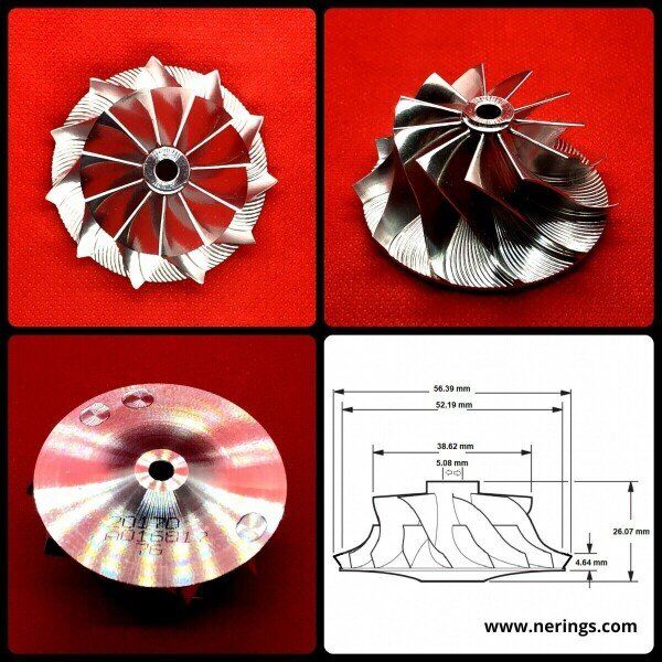 Garrett Turbokompresors jauns (Stage-2 Hybrid) -LVN (760699 Garret-NEW ( 7606995004S za Volkswagen TRANSPORTER 2.5TDI minibusa (760699 Garret-NEW (Stage-2 Hybri)
