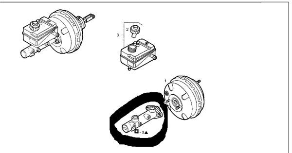 9989017 glavni koćioni cilindar za IVECO Daily Furgón (1989->) minibusa