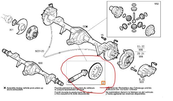 7174594 zadnji most za IVECO DAILY komercijalnog vozila