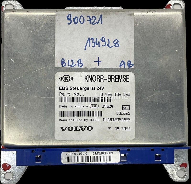 Unitate de Control EBS upravljačka jedinica za Knorr-Bremse 24V pentru Volvo Part No. 0 486 106 063 kamiona