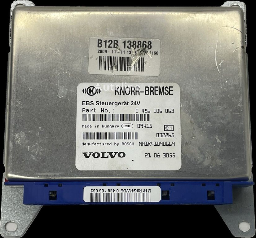 Unitate de Control EBS 24V Volvo 0 486 106 063 20589475 upravljačka jedinica za Knorr-Bremse EBS Steuergerät 24V kamiona