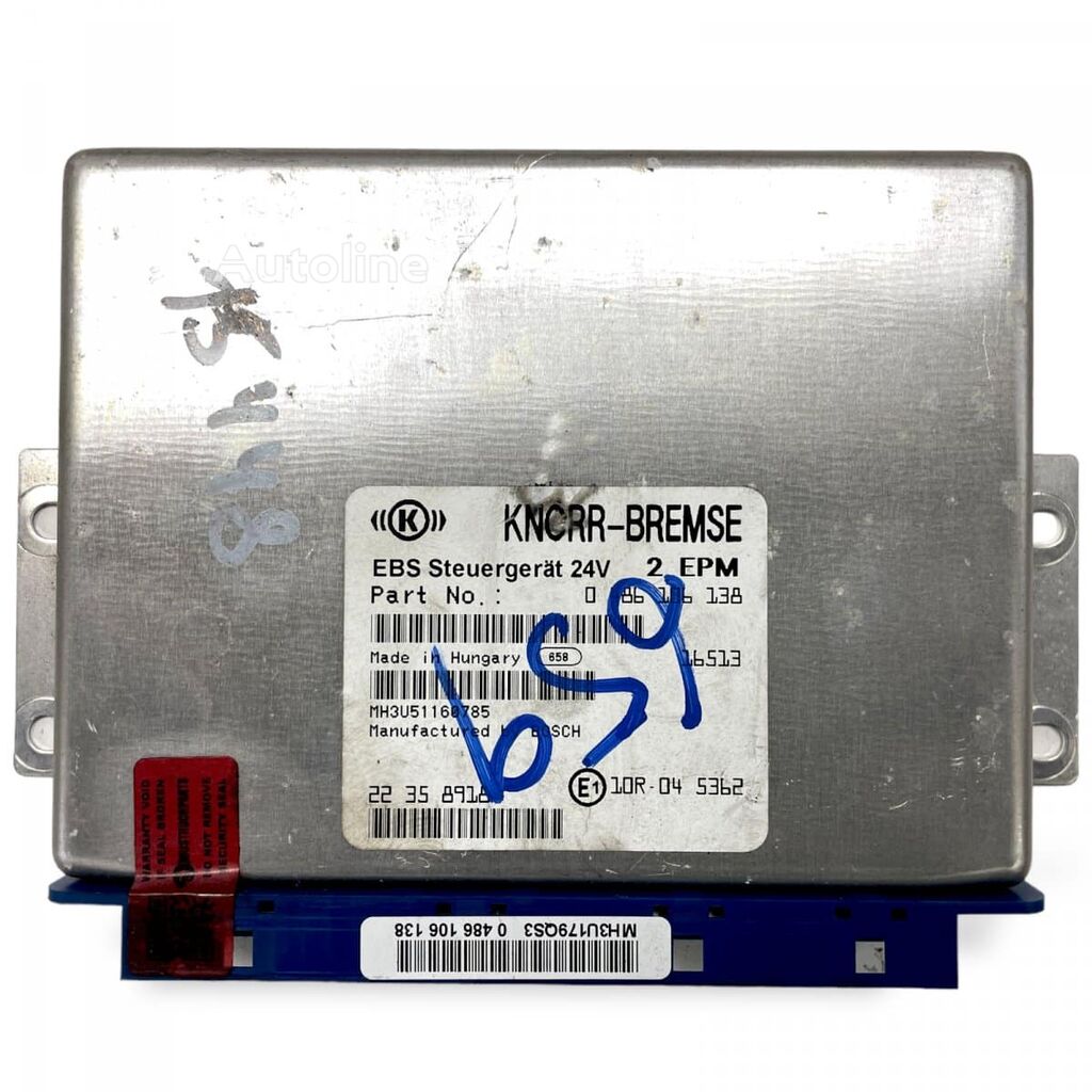 Knorr-Bremse Unitate de control EBS Knorr-Bremse 24V Renault 22358918, 223589 upravljačka jedinica za kamiona