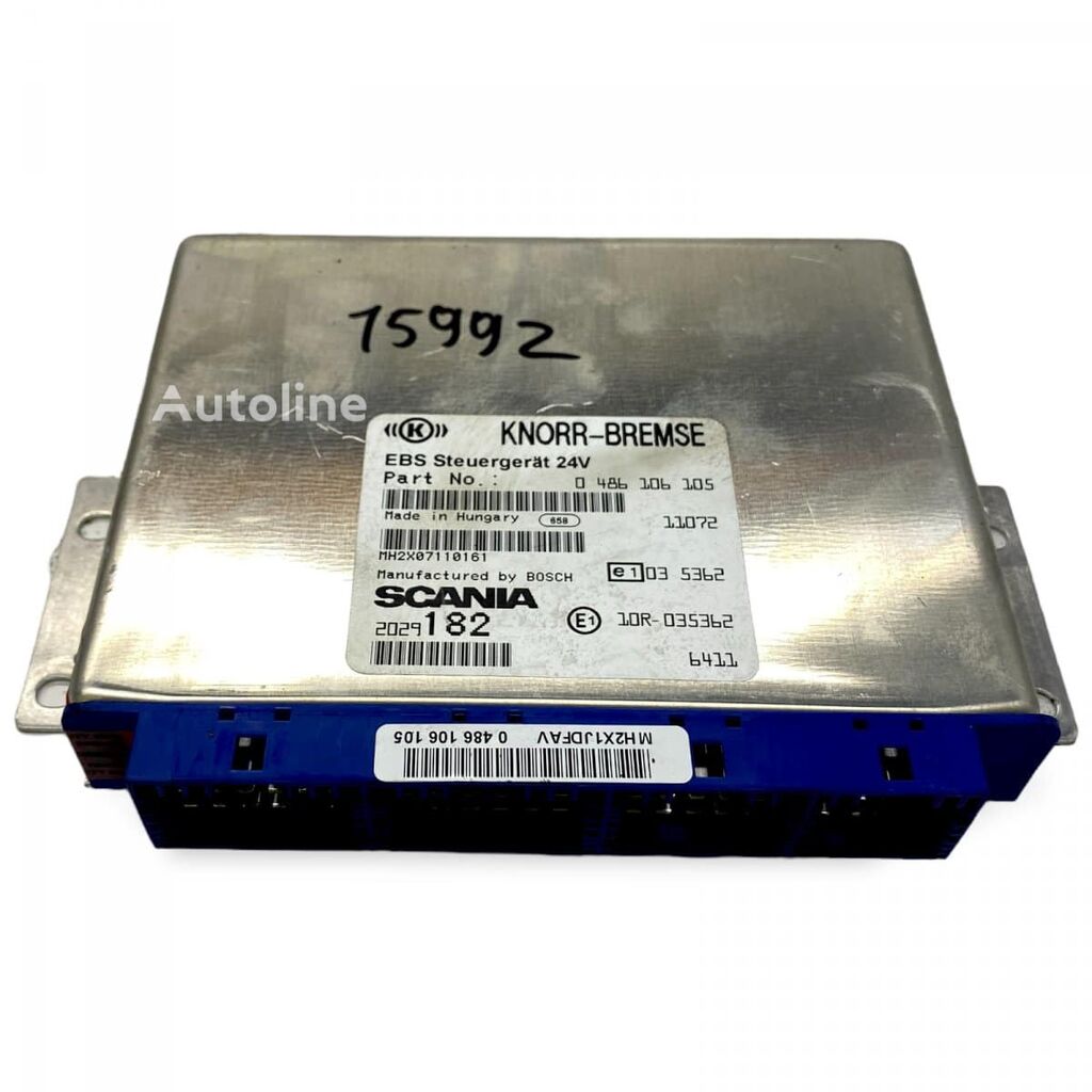 Unitate de Control EBS upravljačka jedinica za Knorr-Bremse 24V pentru Scania, P/N 0486 106 105 kamiona