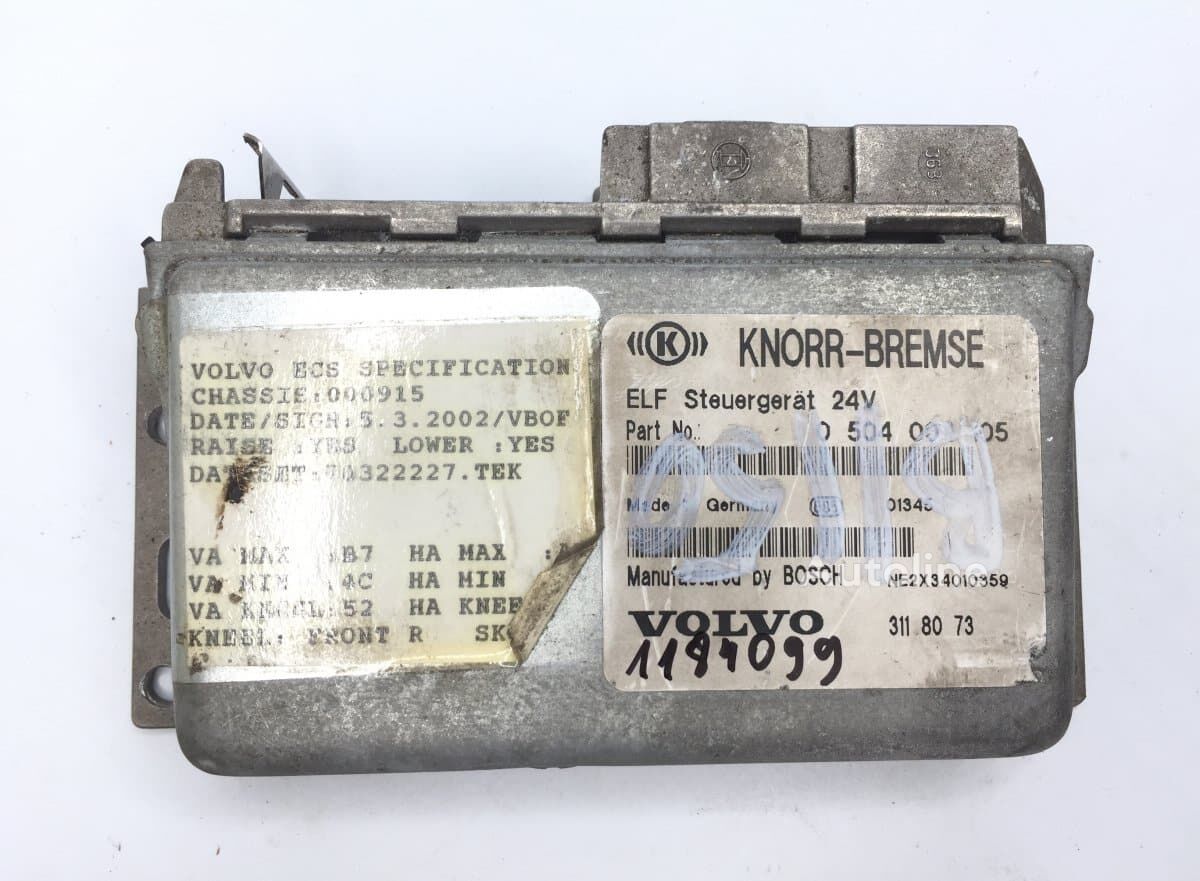 Unitate de Control upravljačka jedinica za Knorr-Bremse ELF Steuergerät 24V pentru Volvo, Part No. 048055025 kamiona