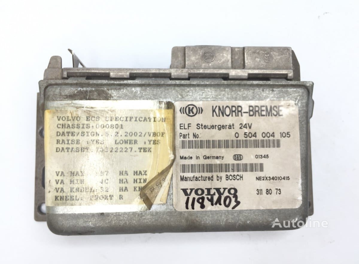 Unitate de Control NE2X34010415 upravljačka jedinica za Knorr-Bremse ELF Steuergerät 24V pentru Volvo 119403, 0 504 004 105, BOSCH kamiona