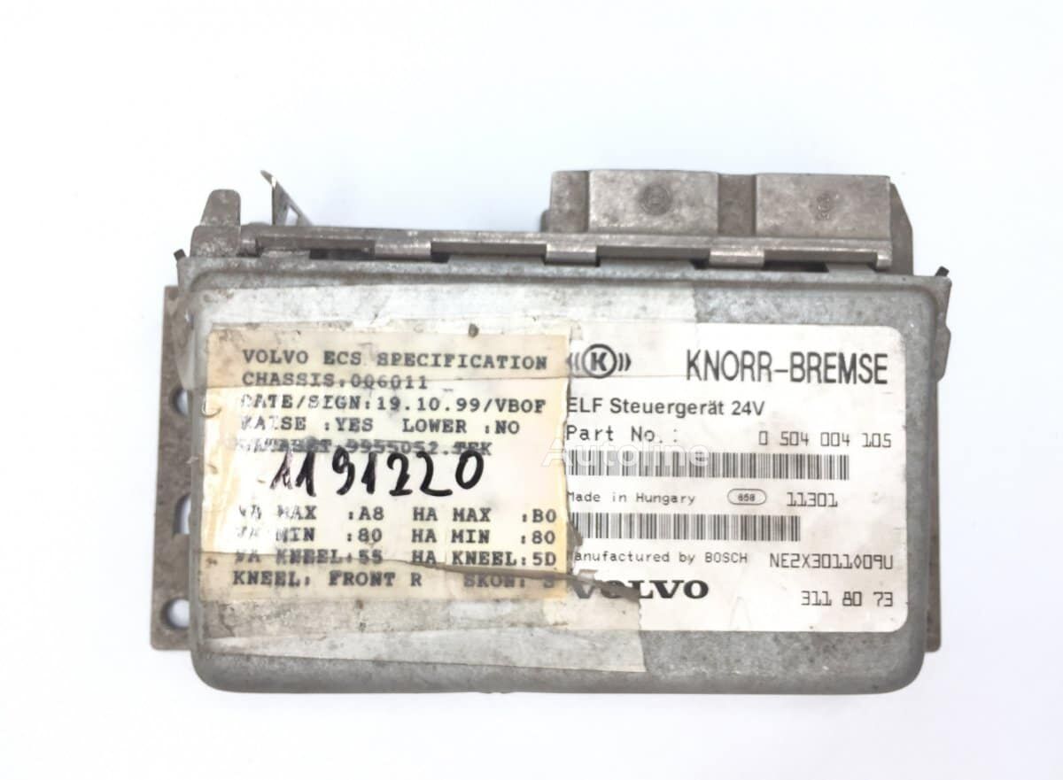 Unitate de Control 489555-62 upravljačka jedinica za Knorr-Bremse ELF Steuergerät 24V Volvo EBS Specification Chassis 096011 Part No. 0 504 004 105 kamiona