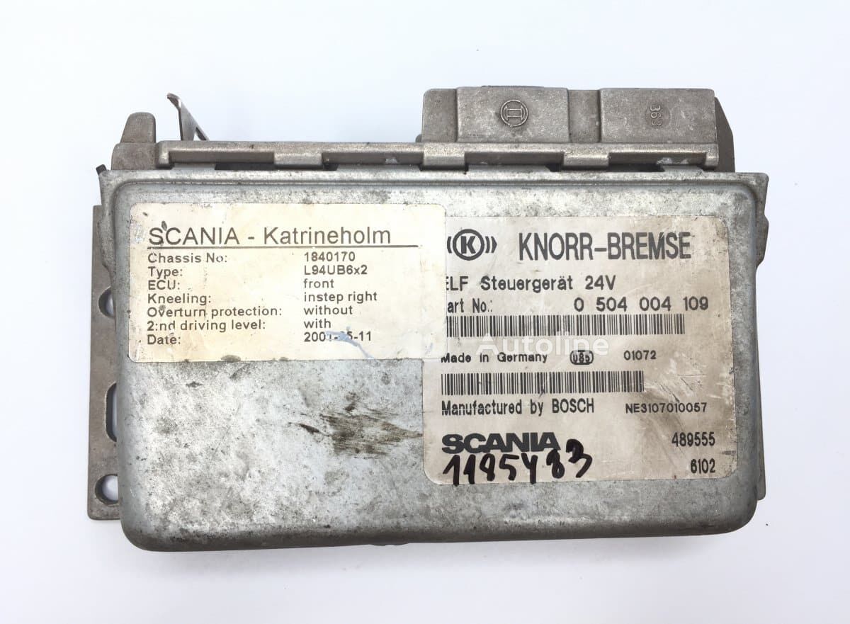 Unitate de Control upravljačka jedinica za Knorr-Bremse pentru Scania L94UB6x2 24V 0 504 004 109 kamiona