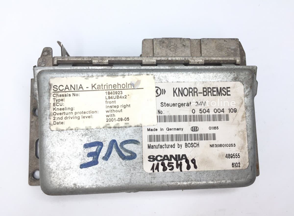 Unitate de Control Scania 0 504 004 109 24V 489555 6102 upravljačka jedinica za Knorr-Bremse Steuergerät 24V kamiona