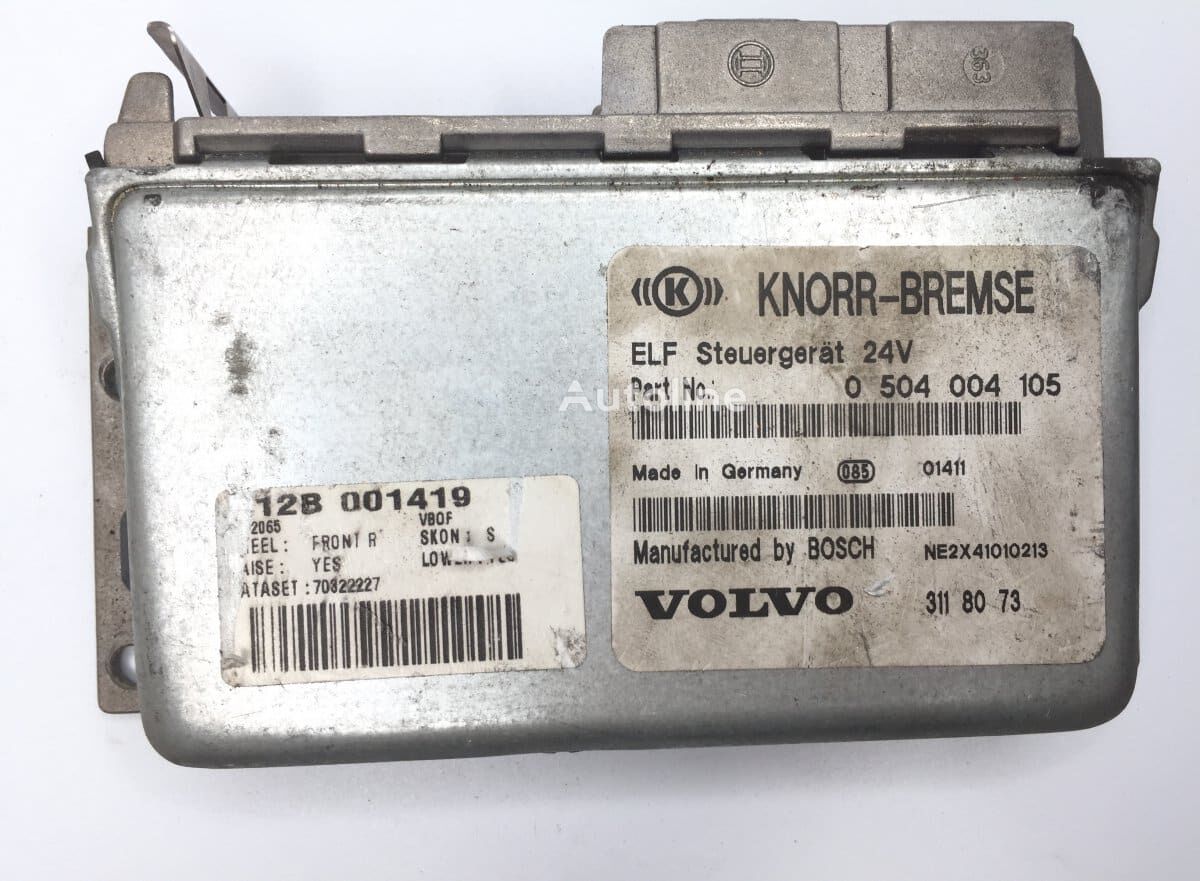 Unitate de Control , Part No. 0504004105, pentru VOLVO, fabricat upravljačka jedinica za Knorr-Bremse ELF Steuergerät 24V kamiona