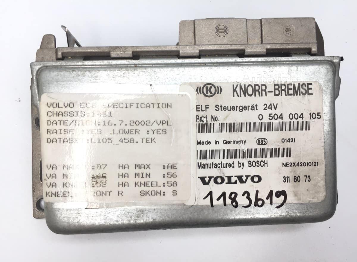 Unitate de control FLS 1183619 0 504 004 105 upravljačka jedinica za Knorr-Bremse ELF Steuergerät 24V kamiona