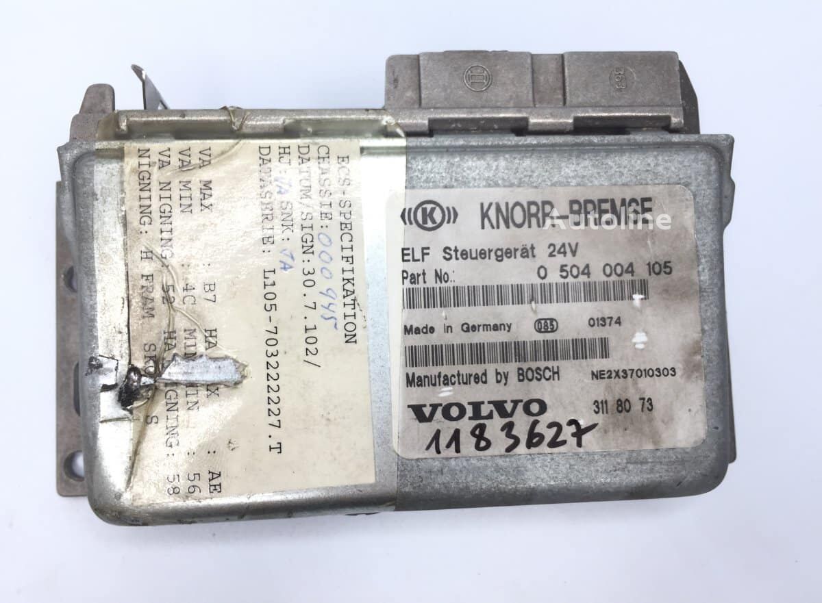 Unitate de control ELF Steuergerät 24V 0 504 004 105 upravljačka jedinica za Knorr-Bremse Part No: VOLVO 1183627 kamiona