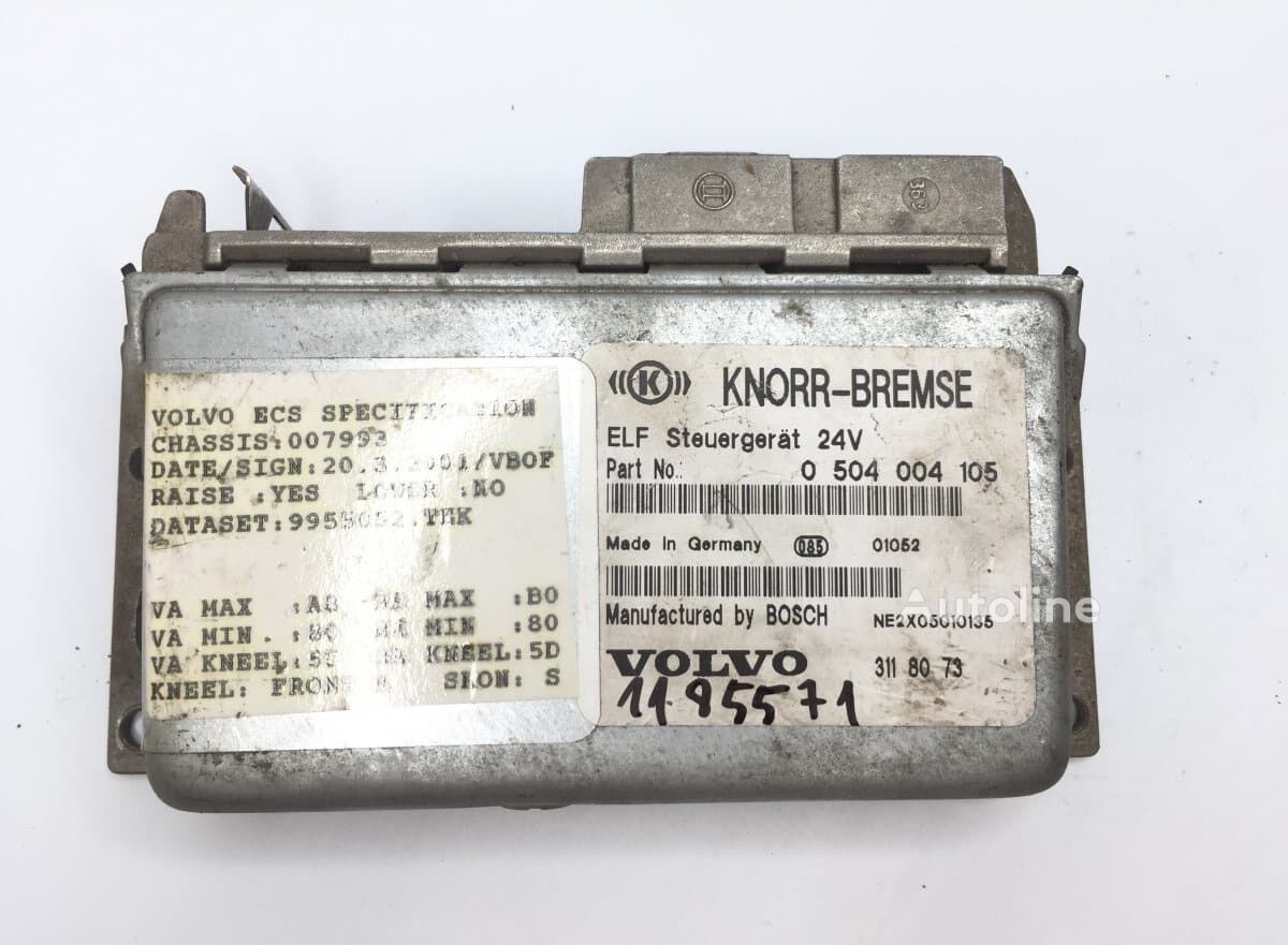 Unitate de Control Volvo upravljačka jedinica za Knorr-Bremse ELF Steuergerät 24V Part No. 0 504 004 105 1195571 kamiona