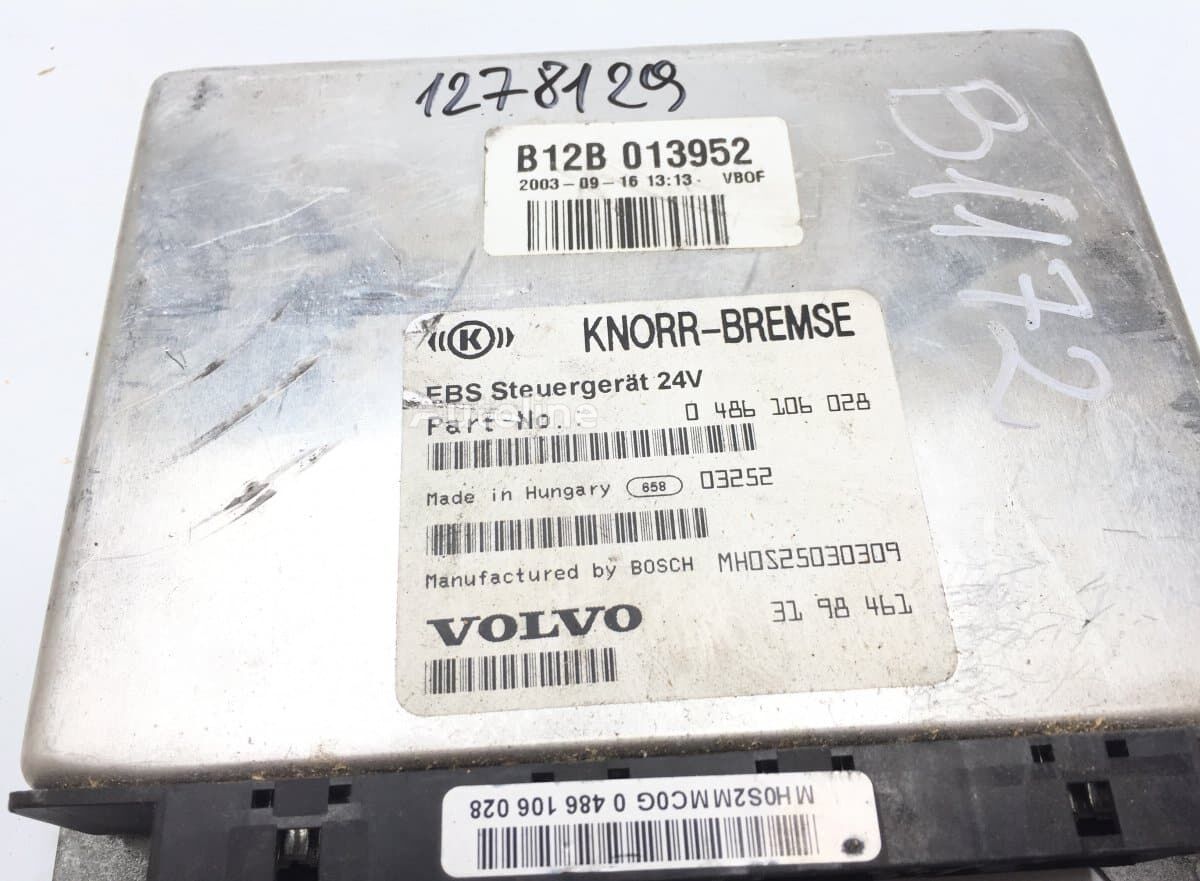 Unitate de Control EBS 24V Volvo 0 486 106 028 3198461-14 upravljačka jedinica za Knorr-Bremse EBS Steurgerät 24V kamiona
