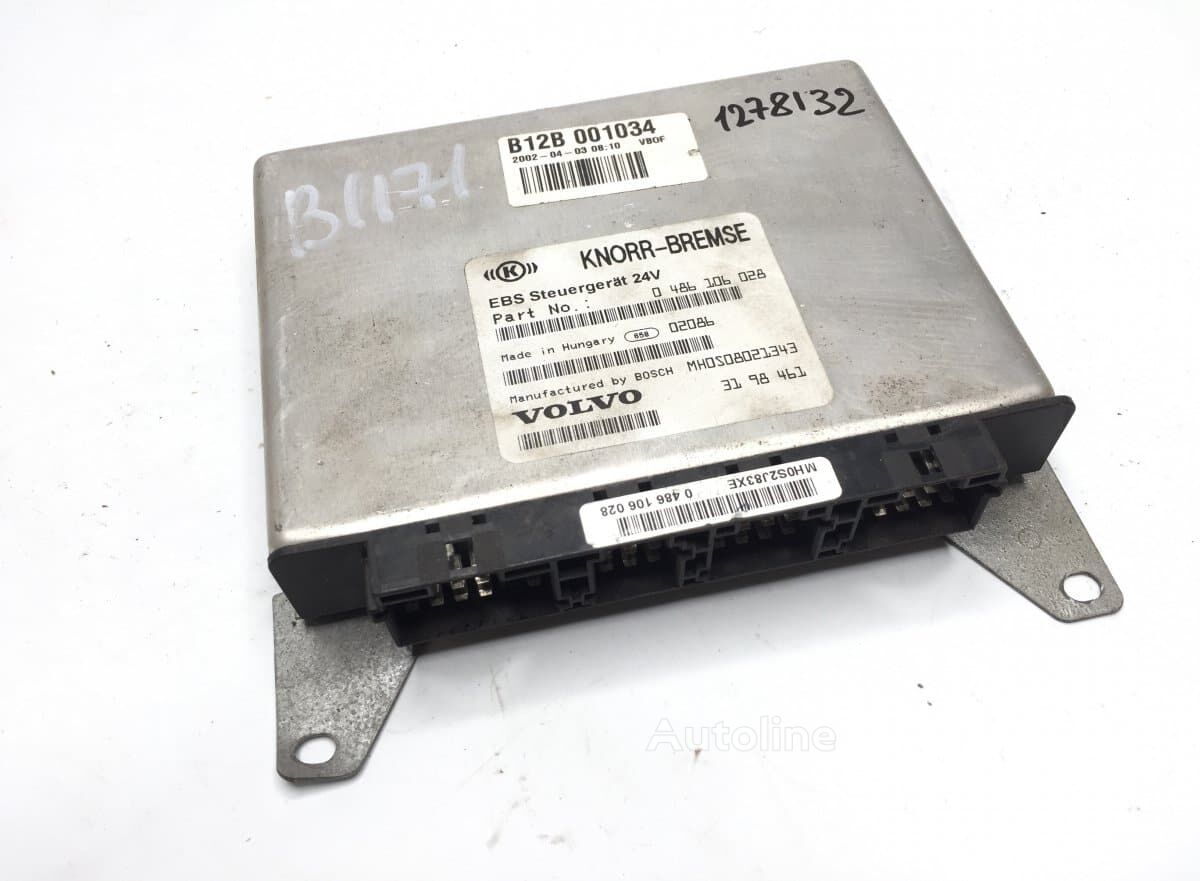 Knorr-Bremse Unitate de Control EBS Knorr-Bremse 24V Part No. 0486 106 028 pe 3198461-16 upravljačka jedinica za kamiona