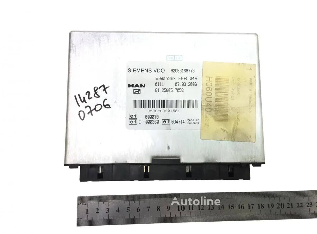 Unitate de Control Siemens VDO 81.25805.7058 upravljačka jedinica za MAN A2C53169773 kamiona