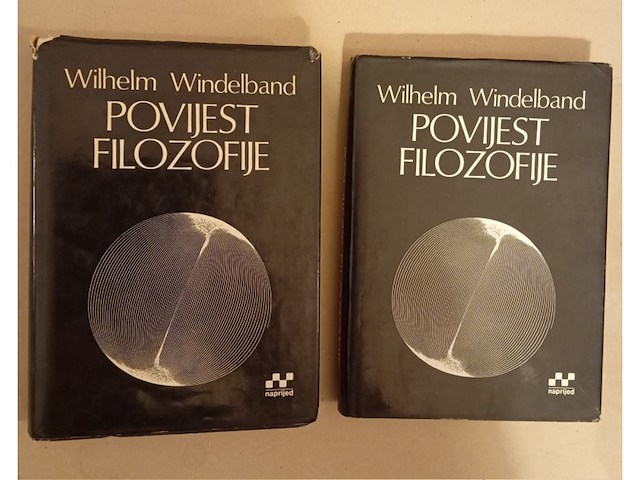 POVIJEST FILOZOFIJE 1 i 2 - Wilhelm Windelband