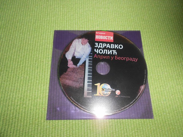 Zdravko Čolić - April u Beogradu - nov CD
