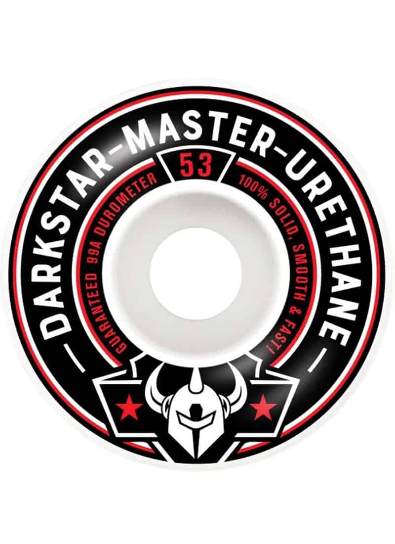 Darkstar Responder Skateboard Wheels Red 53mm
