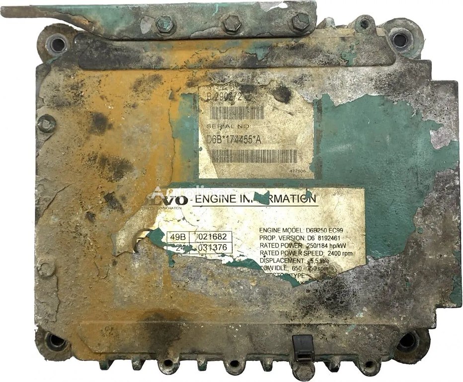 Unitate de Control Motor ECU upravljačka jedinica za Volvo D6B174455A D6B250 EC99 250/184 hp/kW kamiona