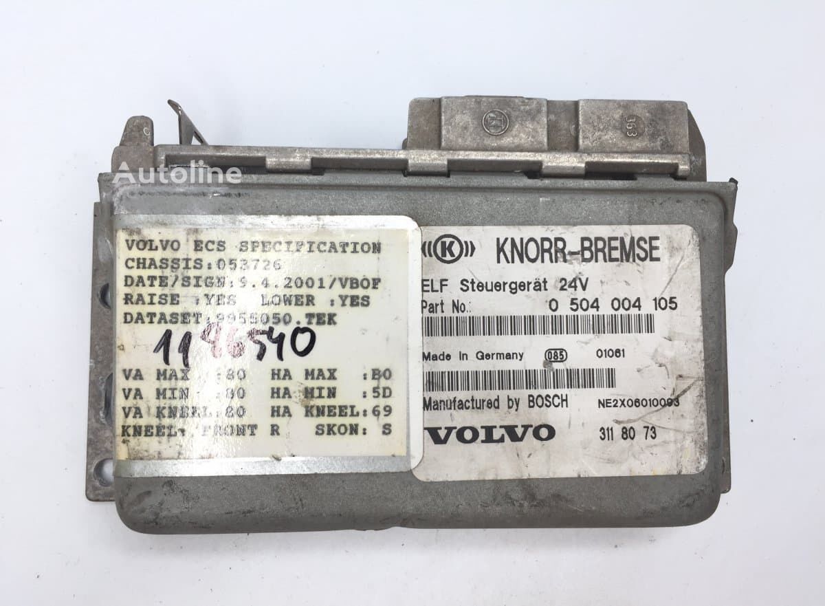 Volvo Unitate de Control Volvo 0 504 004 105, 24V, , BOSCH upravljačka jedinica za kamiona