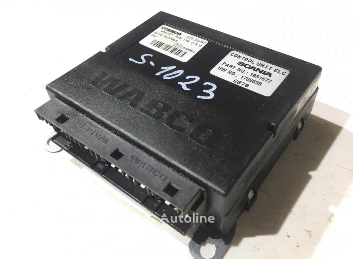 Unitate de Control ELC 1759696 upravljačka jedinica za WABCO Scania 1851677 kamiona