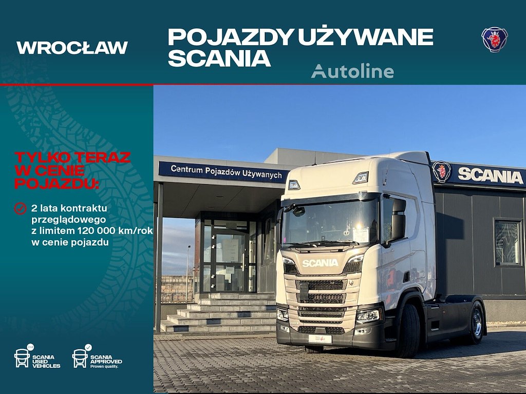 Scania R 460 A4x2NB Hydraulika HYVA Aluminiowe felgi tegljač