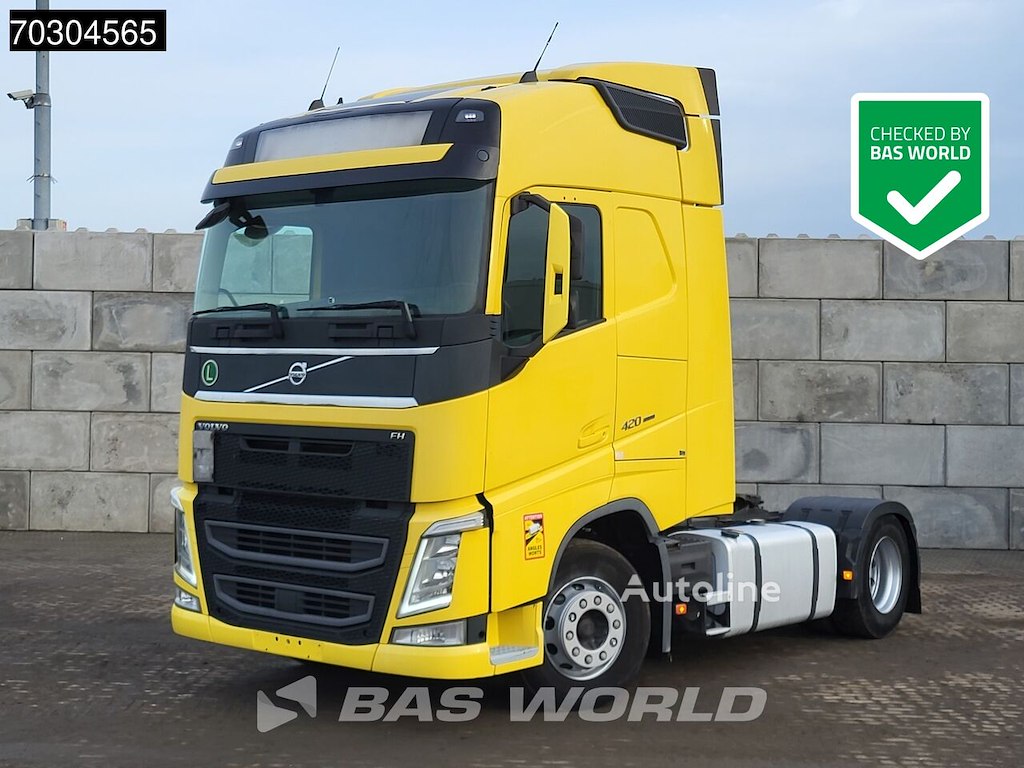 Volvo FH 420 4X2 CHASSIS BENT! 2xTanks VEB+ tegljač
