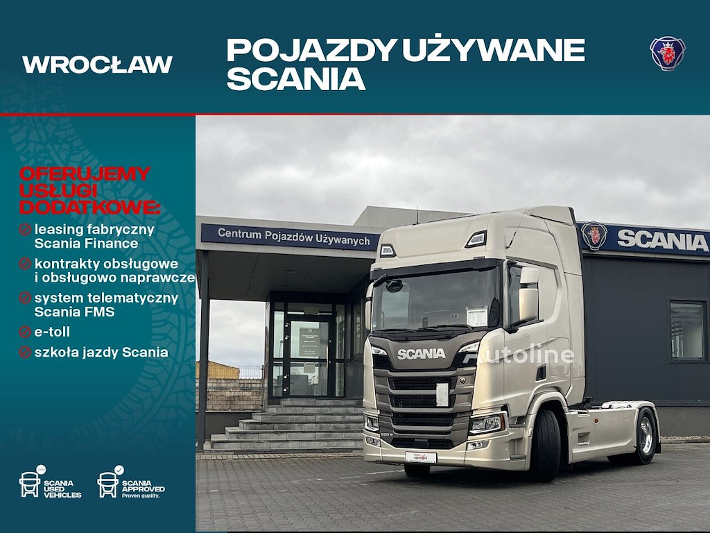 Scania R 500 A NB Hydraulika Aluminiowe felgi tegljač