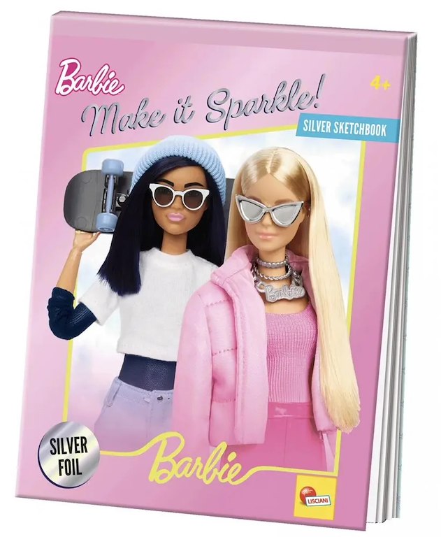 Barbie notes sketchbook make it sparkle! Lisciani 13201