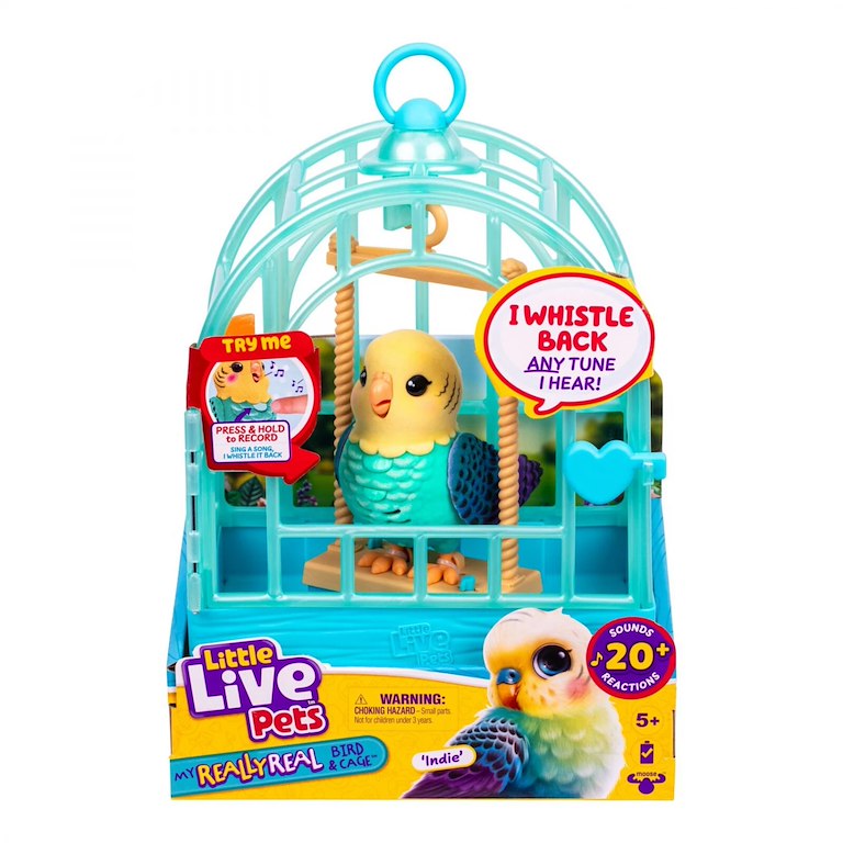 LITTLE LIVE PETS PTICICA I KAVEZ SET