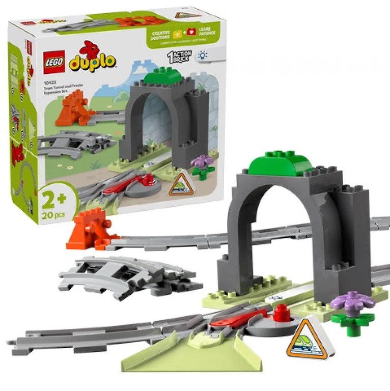 LEGO DUPLO TOWN TRAIN TUNNEL AND TRACKS EXPANSION SET LE10425