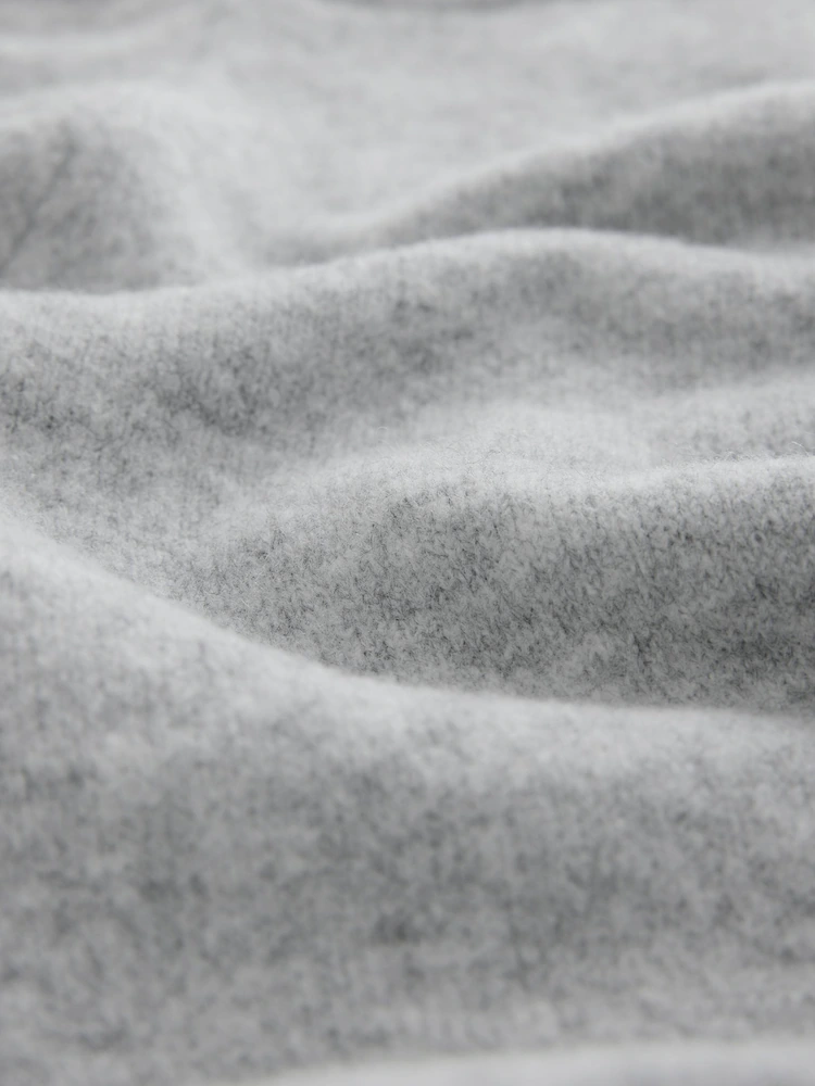 Grey - Trudnička odeća, pletene pantalone širokih nogavica