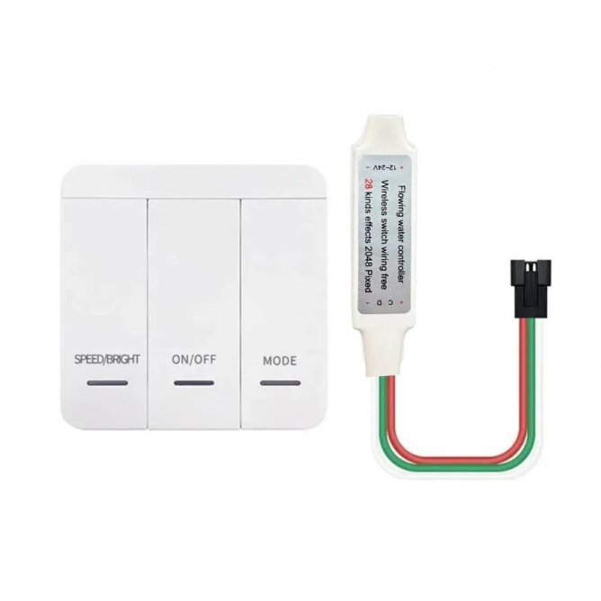 DIMER DIGITAL ZIDNI RF 12-24V 2048 28 MODE