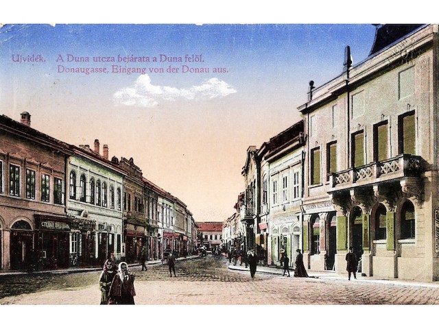 Novi Sad 1910 - Dunavska ulica