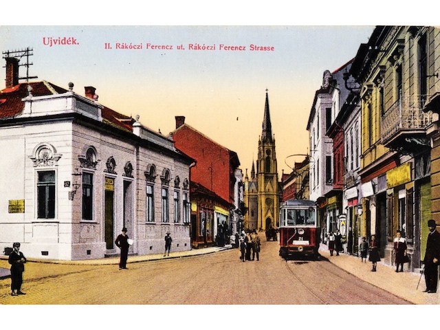 Novi Sad cca 1910 - Tramvaj