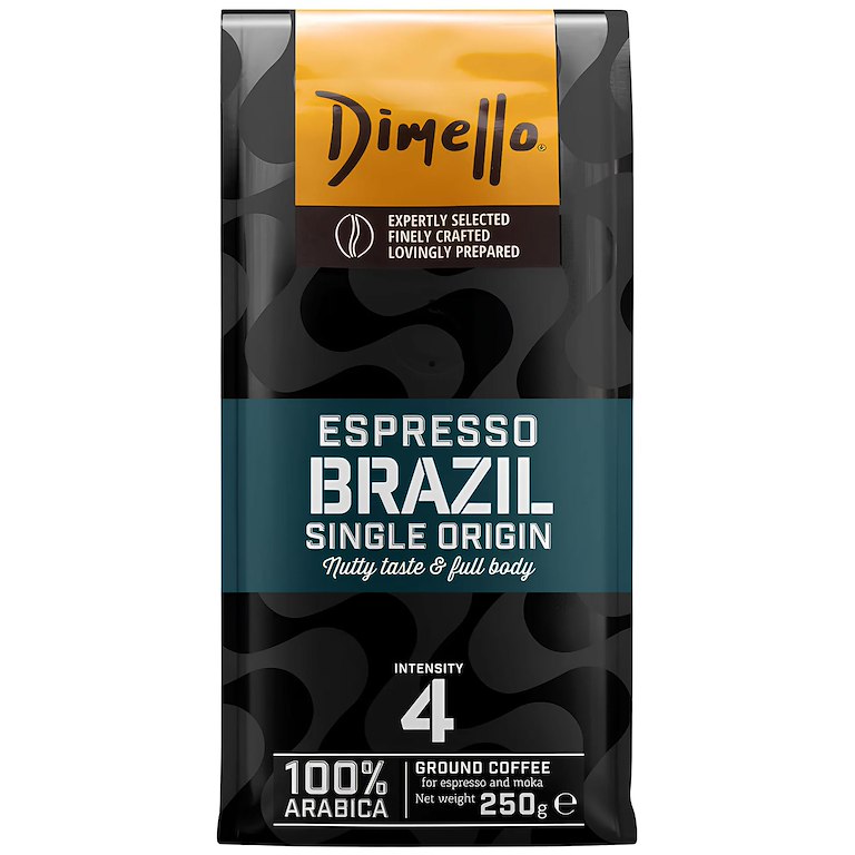 Dimello Single Origin Brazil 250g | Espresso Mlevena Kafa