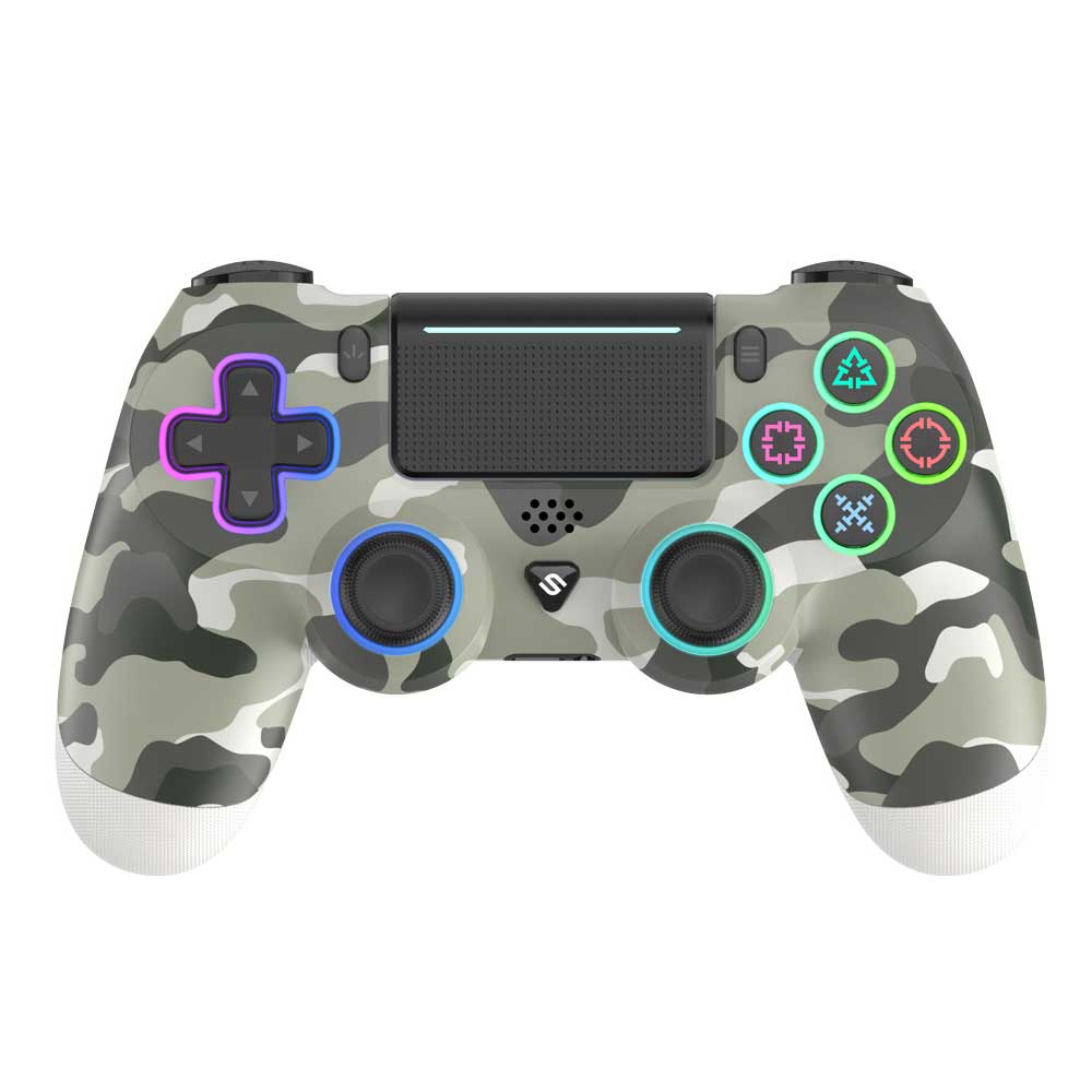 PlayPro 4 Wireless Controller Grey Camo - PS4/PS3/PC/Android/IOS/SD