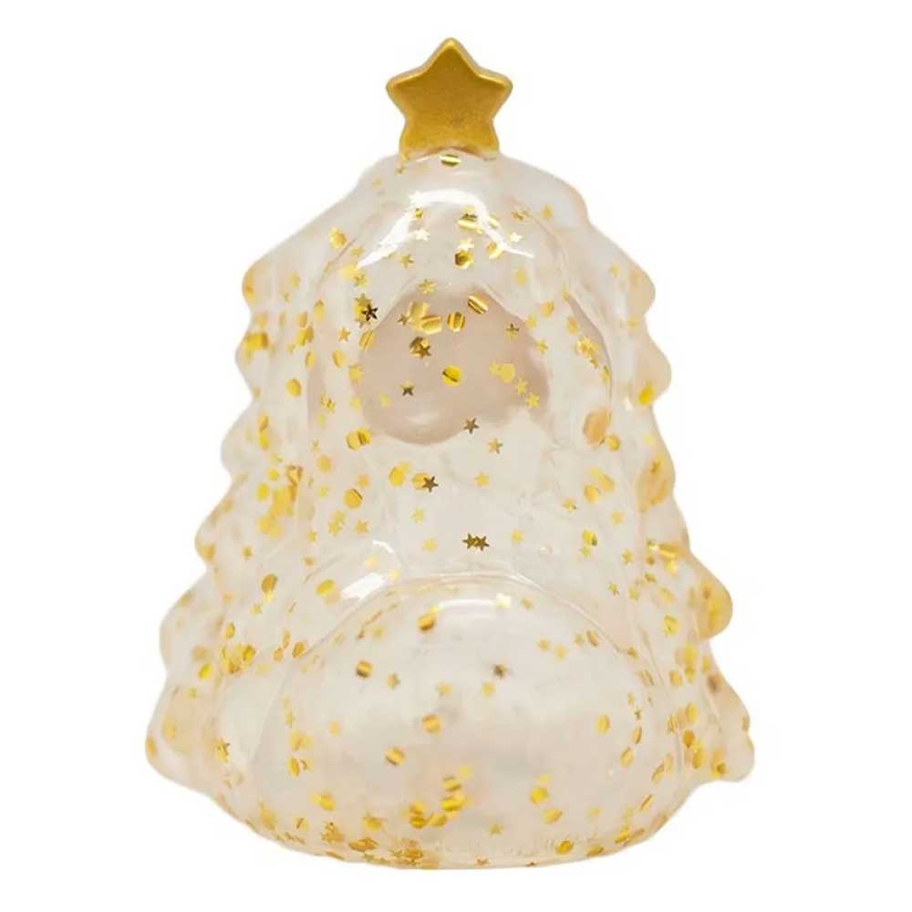 Lilalu Patkica - Gold Christmas Tree - Rubber Duck 9cm