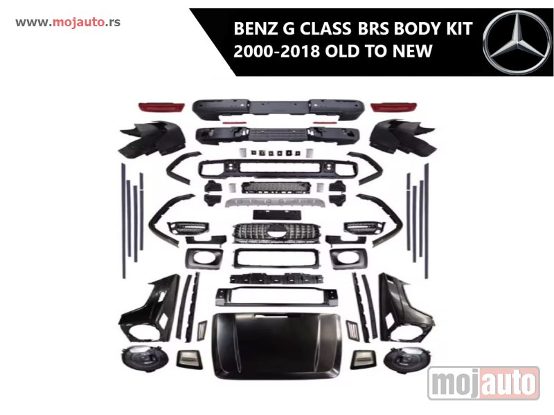 Mercedes G klasa BRS body kit stari u novi 2000-2018