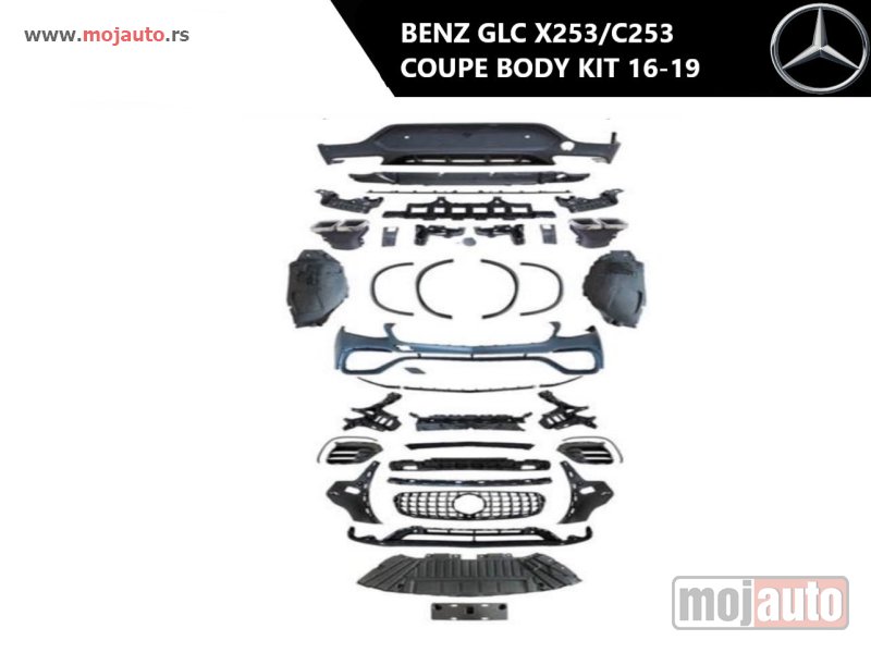 Mercedes GLC x253/c253 coupe body kit 16-19