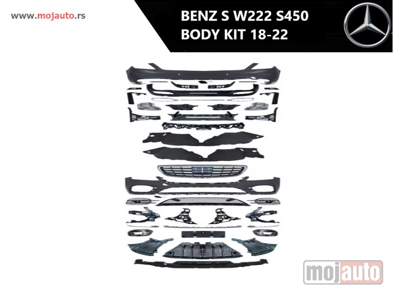 Mercedes S W222 S450 body kit 18-22