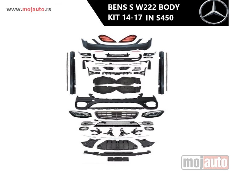 Mercedes S W222 body kit u novi S450 14-17