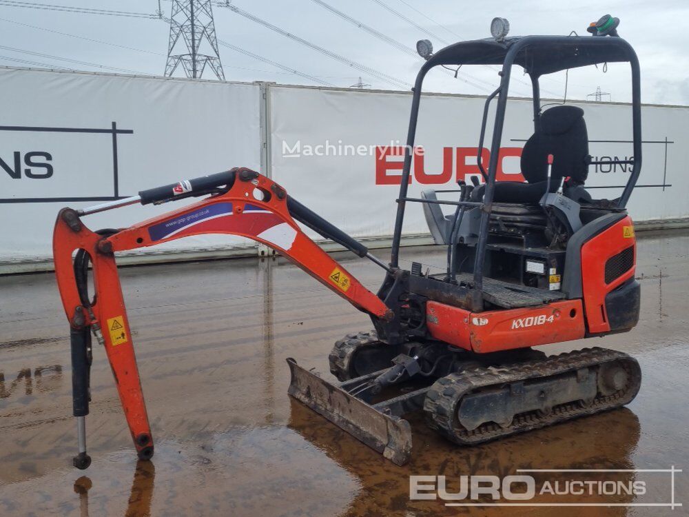 Prodaje se Kubota KX018-4 mini bager na aukciji