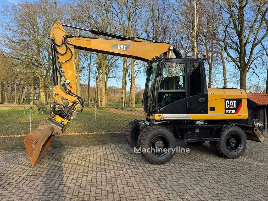 Caterpillar M313D Mobiele kraan bager točkaš