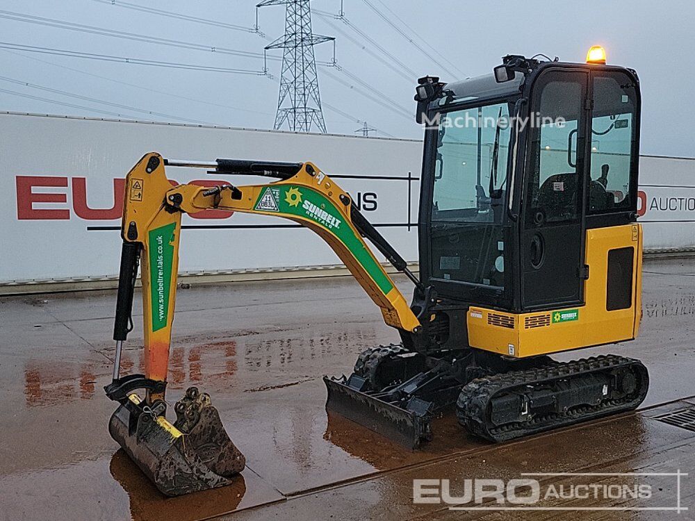 Prodaje se JCB 16C-1 T3 mini bager na aukciji