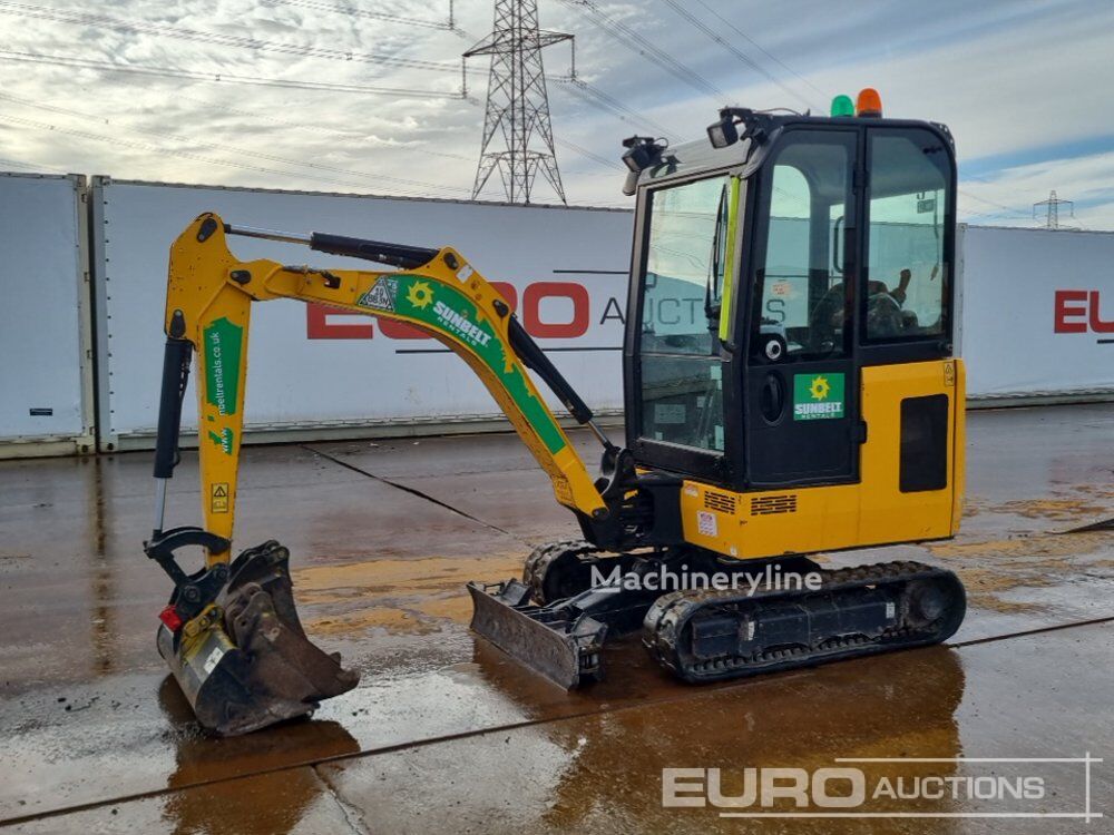 Prodaje se JCB 16C-1 T3 mini bager na aukciji
