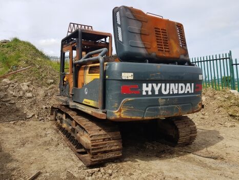 Hyundai Hx220lc Undercarriage, Uppercarriage, Boom, Hydraulic, Lift, Ram bager guseničar