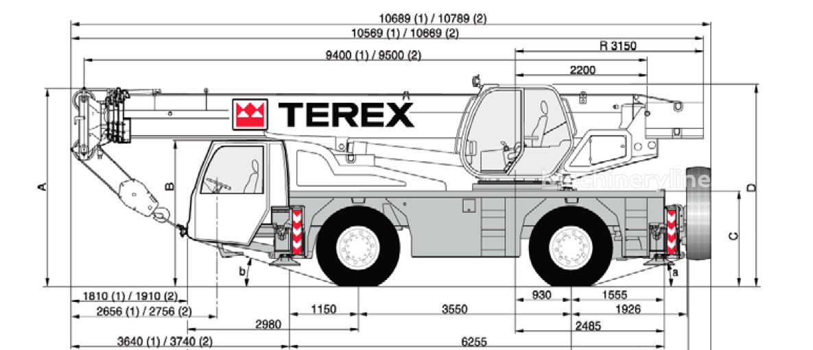 Terex AC 40/2 dizalica za sve terene