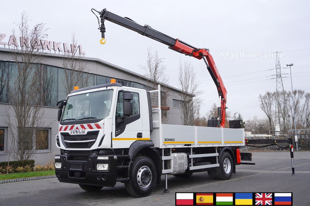 IVECO Stralis X-Way 310 4x2 E6 / Fassi F155 crane / 670 MTH / Remote c autodizalica