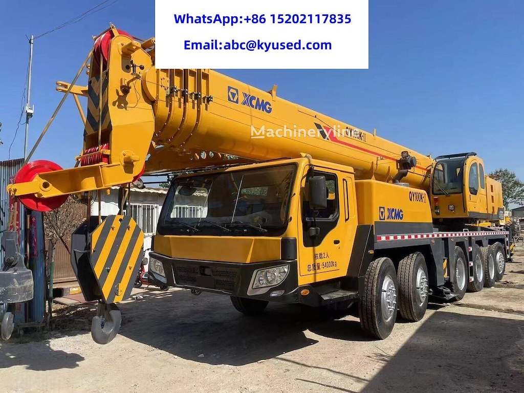 XCMG QY100K XCA100 XCT100 QY110K QY130K 100TON 110TON 120T 130TON autodizalica